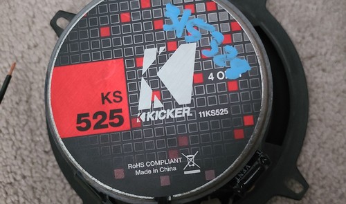 Kicker KS525 5.25" 4OHM Coaxial 2-way Speakers (2) | eBay