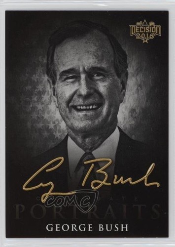 2016 Decision 2016 Candidate Portraits Retail George HW Bush #CP19 0t2 ...