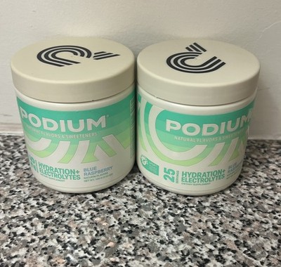 Podium Hydration + Electrolyres Energy Drink - Blue Raspberry 2x - Exp ...