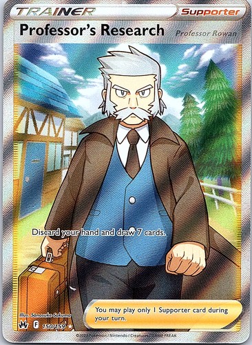 Professor's Research (Full Art) 150/159 Crown Zenith Holo NM | eBay