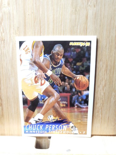 CHUCK PERSON🏆#134 Fleer 94-95 Timberwolves NBA Card🏆FREE POST | eBay