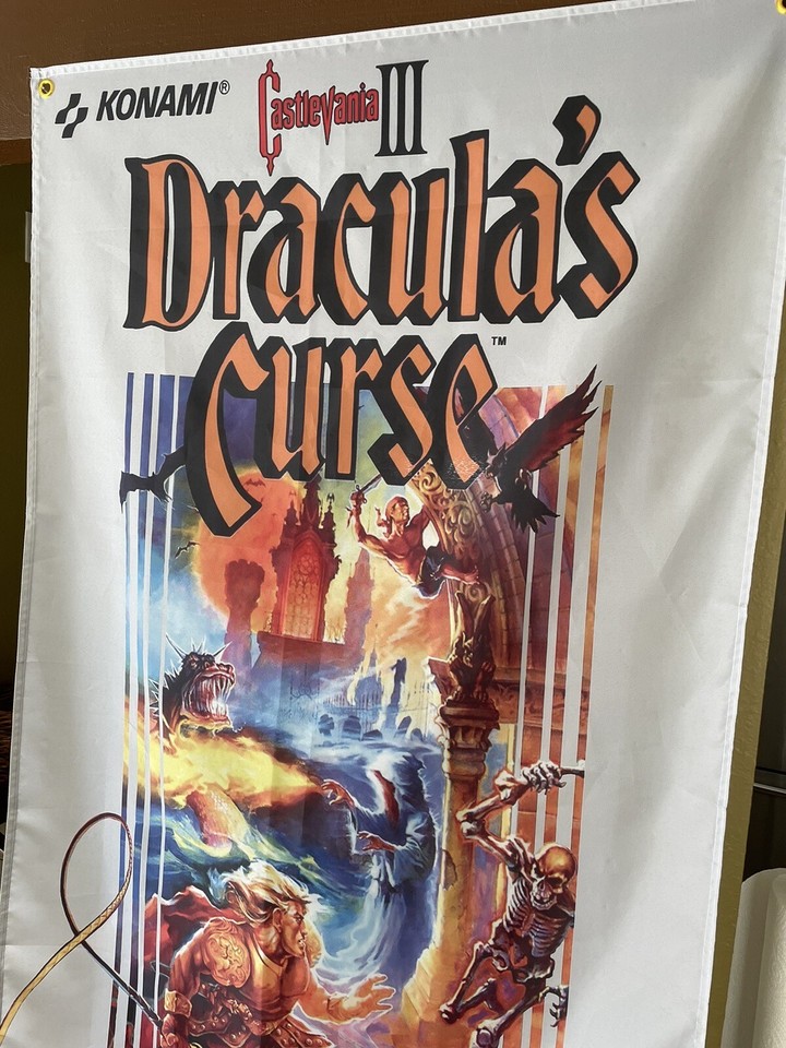 CASTLEVANIA III Dracula's Curse Nintendo NES Boxart 5' Simon Belmont ...