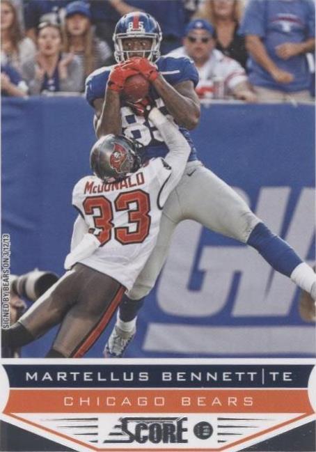 2013 Score Martellus Bennett #38 for sale | eBay