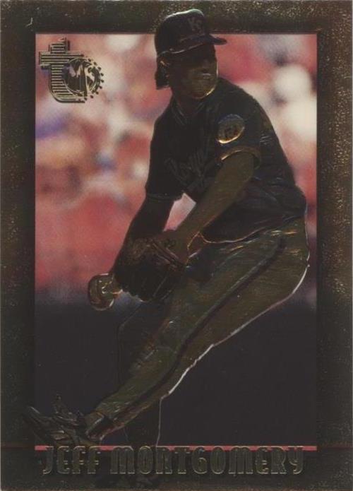 1995 Topps Embossed - Jeff Montgomery #89 Golden Idols for sale online ...