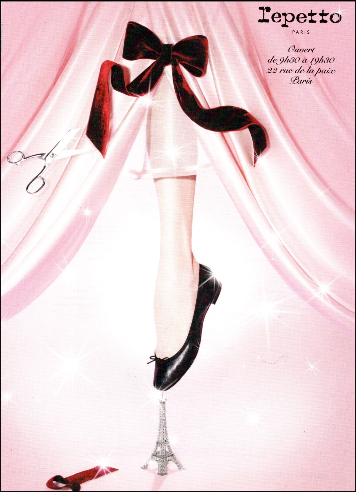 20o7 magazine AD REPETTO Cendrillon Paris Fashion Shoes pretty ad ...