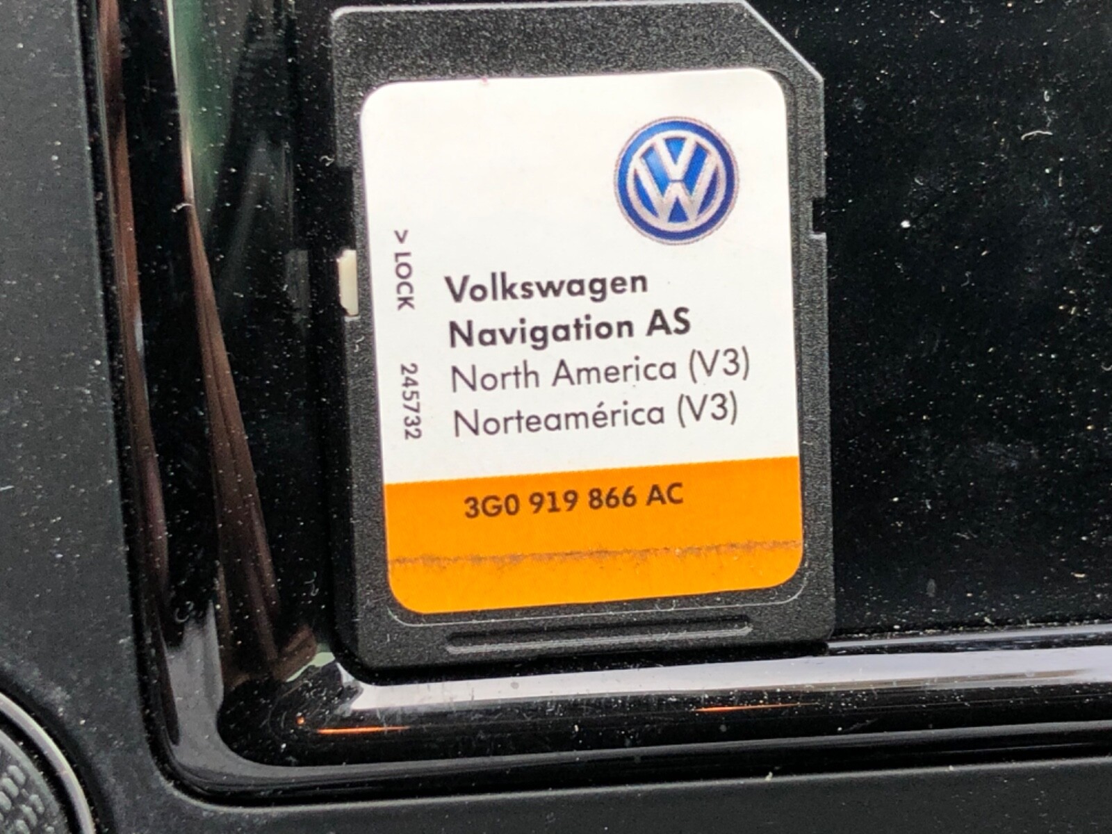 2016 2017 VOLKSWAGEN PASSAT SEL V3 SD CARD 3G0 919 866 AC NORTH AMERICA ...