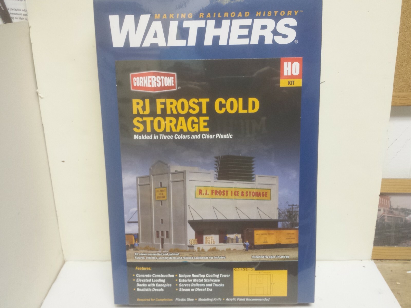 Ice House Icing Platform Kit Walthers Model Railroad building 933-3049 ...