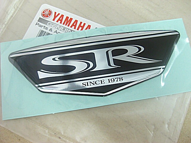 Yamaha Sr Logo Logo SR400 Side Cover Embossed Year Old New Fi 40th