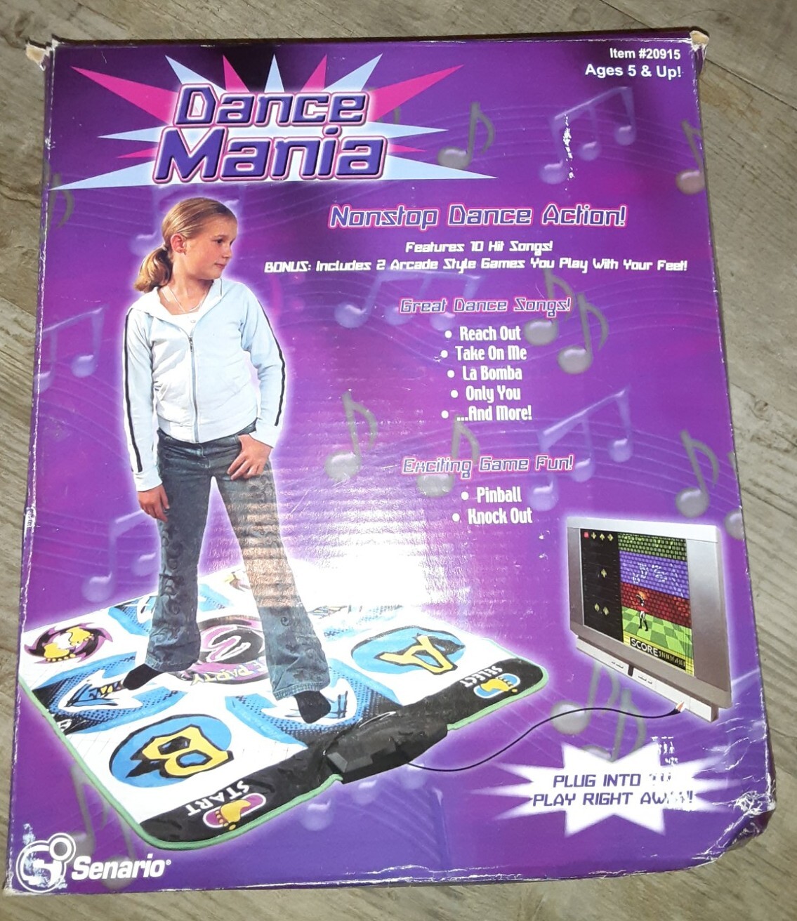 Senario 20915 Dance Mania Plug & Play Dance Mat arcade songs | eBay