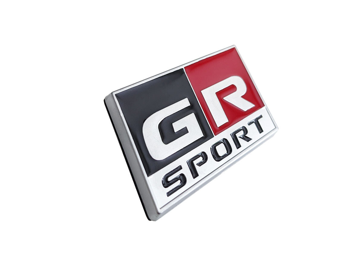 Toyota GR Sport Gazoo Racing Gray Matte Emblem Decal Badge Sticker ...