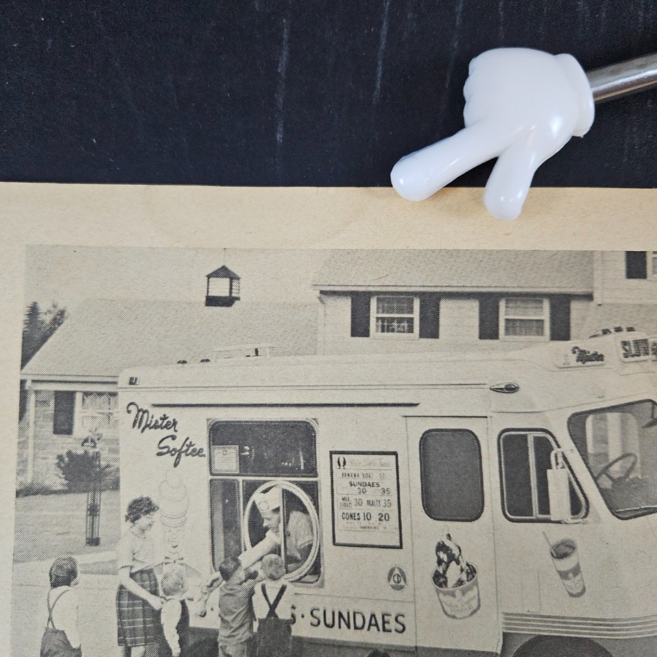 1961 Ford Equipped Ice Cream Trucks Vintage Print Ad Mister Softee ...