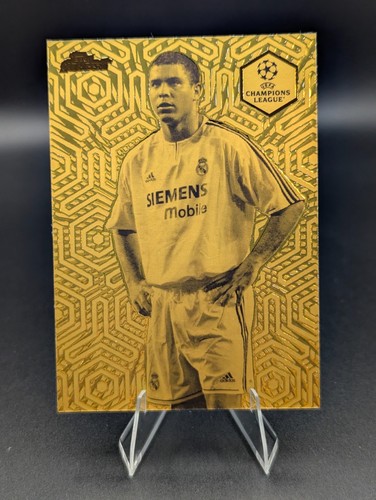 Ronaldo -Gold Idols SSSP 1:1000 case hit - 2024-25 Topps Finest R9 Real ...