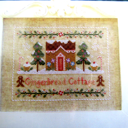 PATTERN GINGERBREAD COTTAGE Cross Stitch NEW Country Cottage ...