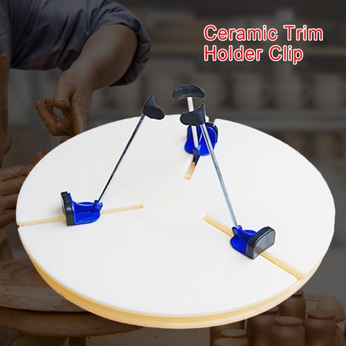 Pottery Wheel Ceramic Trim Holder Centers Clip Polymer Scraping Repair ...