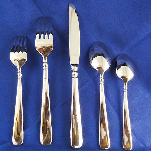 LENOX PEARL PLATINUM Flatware Dinner Fork 8.25" NEW NEVER USED Made in ...