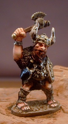 60mm Metal Viking Charactor Figure Painted! | eBay