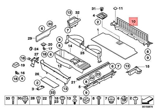 Genuine BMW X5 M E70 X5 3.0d 3.0sd 3.0si Loading Sill Cover Black ...