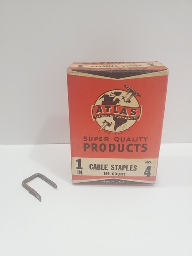 Vintage Atlas Staples No. 4 w/ Staples | eBay