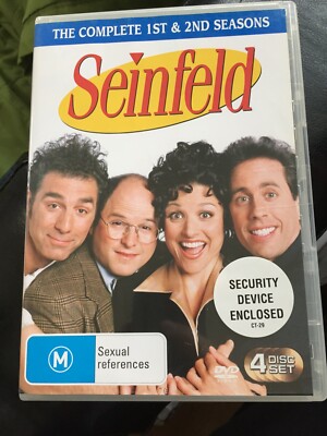 Seinfeld The Complete 1st & 2nd Seasons DVD 4 Disc Set 420 mins FREE ...