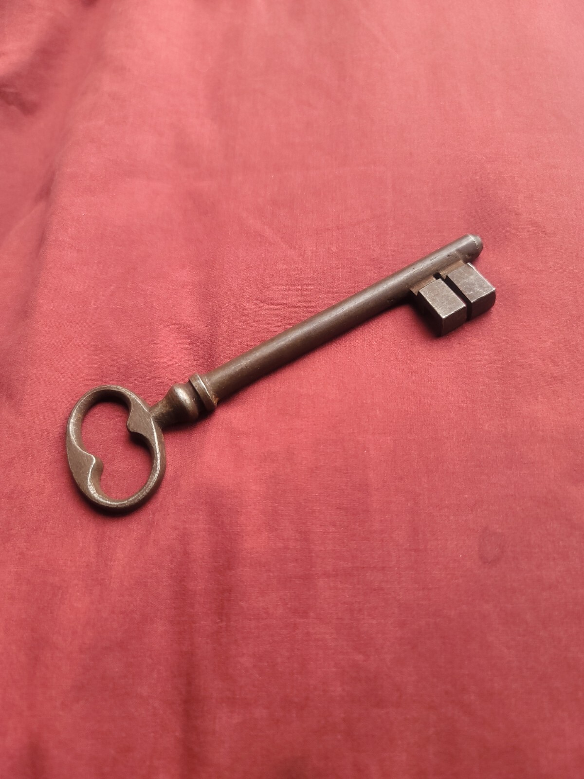 Remarkable Antique Jumbo Iron Skeleton Key☆1830s FRENCH Metal Key! | eBay