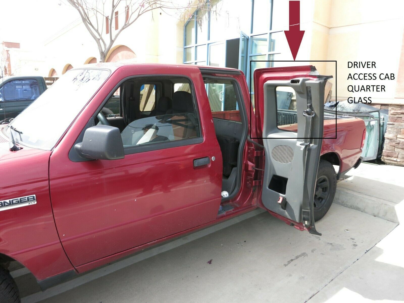 Fit 1998-2011 Ford Ranger 2Door Super Cab Driver Side (Left) Rear Quarter Glass | eBay
