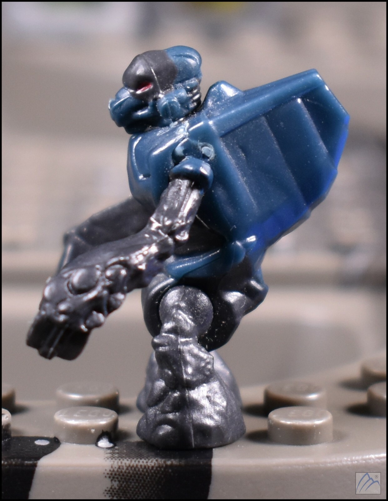 HALO MEGA BLOKS BLUE GRUNT MINI FIGURE 96912 COVENANT ASSAULT UNIT for ...