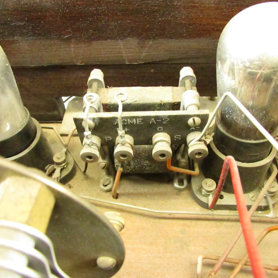 Antique Radio 1920s 1930s Tabletop Tube Tune Homemade Wood Case ...