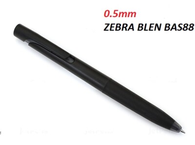 ZEBRA BLEN Ballpoint Pen 0.5mm BAS88 - 10x BLACK | eBay Australia