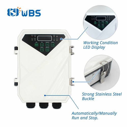 4" DC Solar Water Pump 48V 500W Submersible MPPT Controller Kit Deep ...