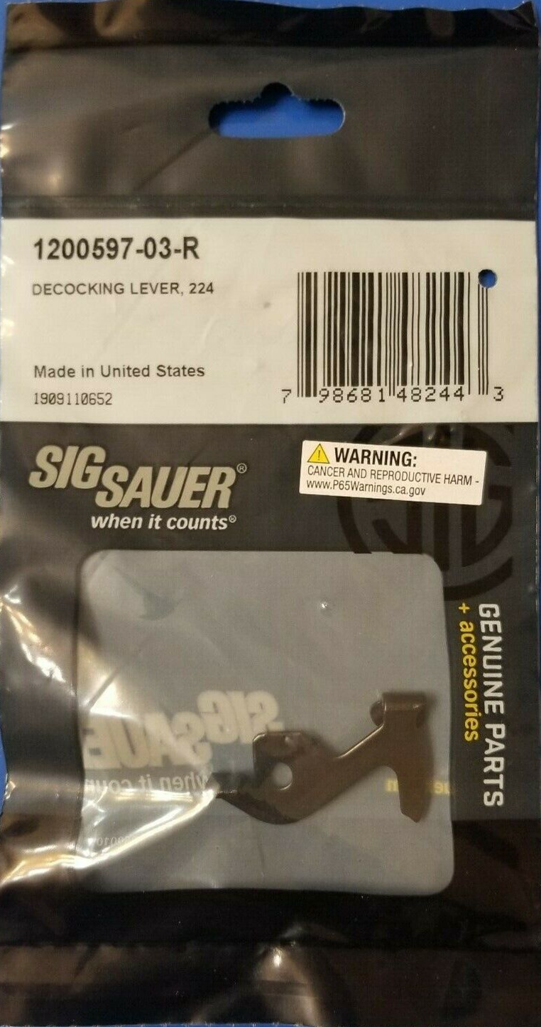 SIG SAUER 120059703R Decocking Lever - Black for sale online | eBay