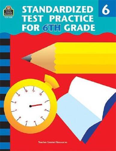 Standardized Test Practice for 6th Grade - Paperback - GOOD ...