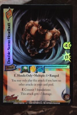 UFS Street Fighter Attack- Foil "Double Sumo Headbutt" Set SF02 | eBay