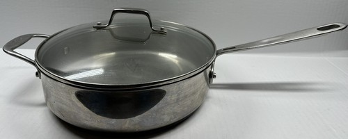 Emeril Pro Clad 3 Qt Skillet/Pan Try-ply Core Stainless Steel With ...