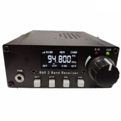 R60 2 Band Receiver Kit FM Radio Receiver Aviation Band Receiver PLL ...