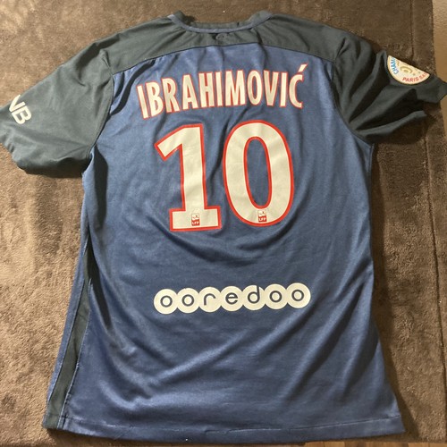 2015/16 Ibrahimovic Nike Paris Saint-Germain Player Version Jersey Size ...