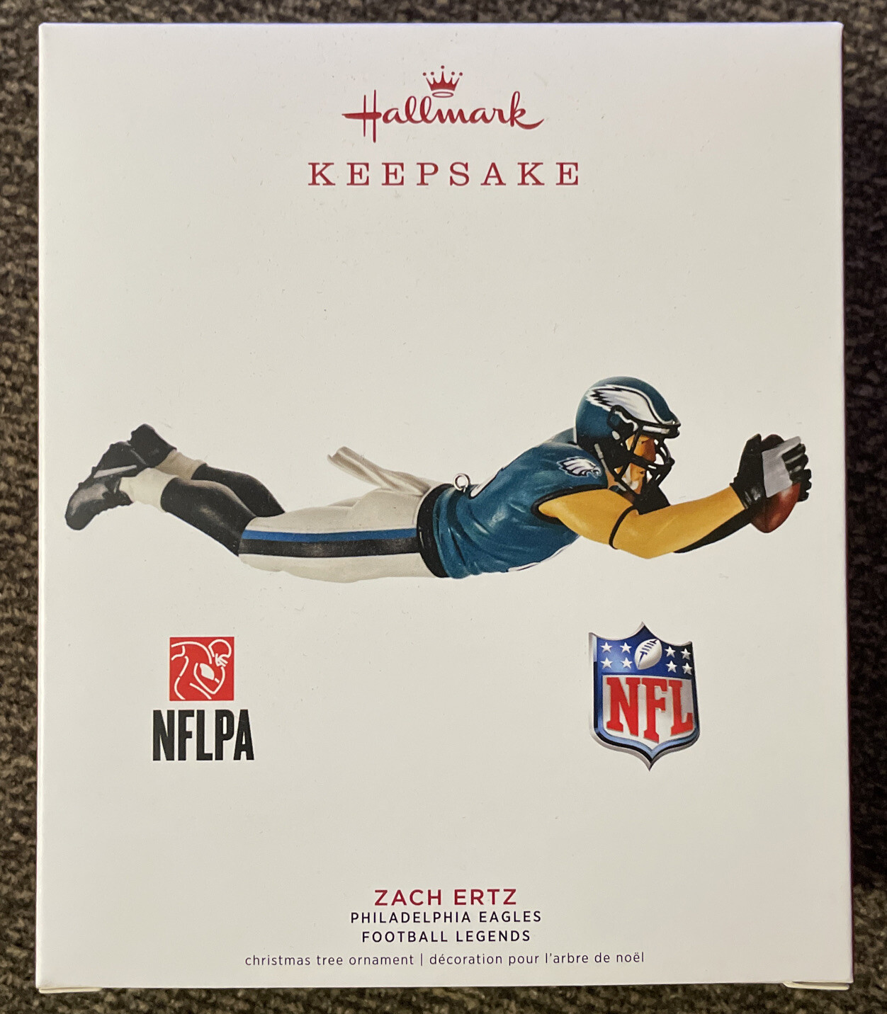 Hallmark 2019 Zach Ertz Philadelphia Eagles 25th NFL Football Legends ...
