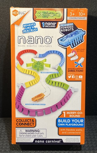 HEX BUG / Micro Robotic Creatures / 1 Nano included & merry go round ...