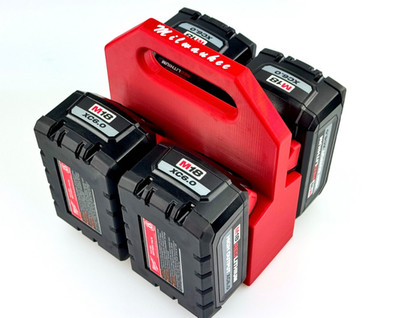 Milwaukee M18 4 Slot Battery Caddy Carrying Case Battery Holder | eBay