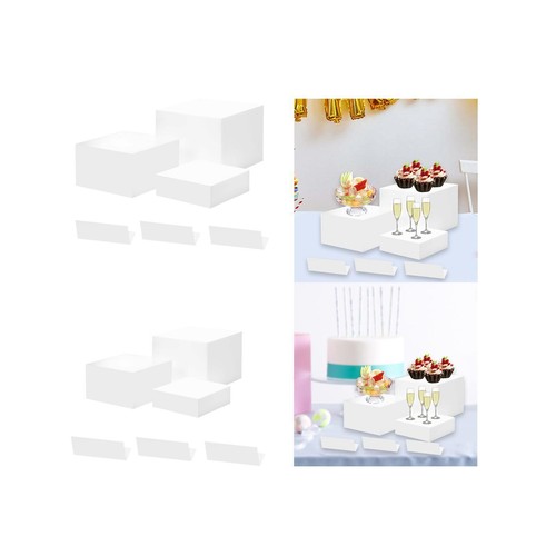 3 Pieces Buffet Riser Food Riser for Buffet Table for Food Parties ...
