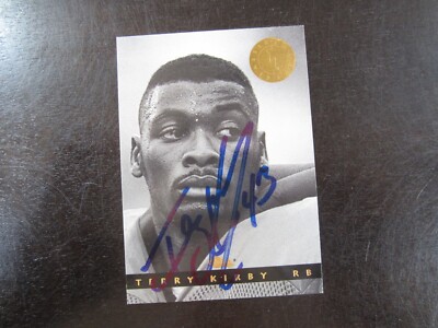 1993 Classic # 140 Terry Kirby Autograph Signed Auto Card (M2 Virginia ...