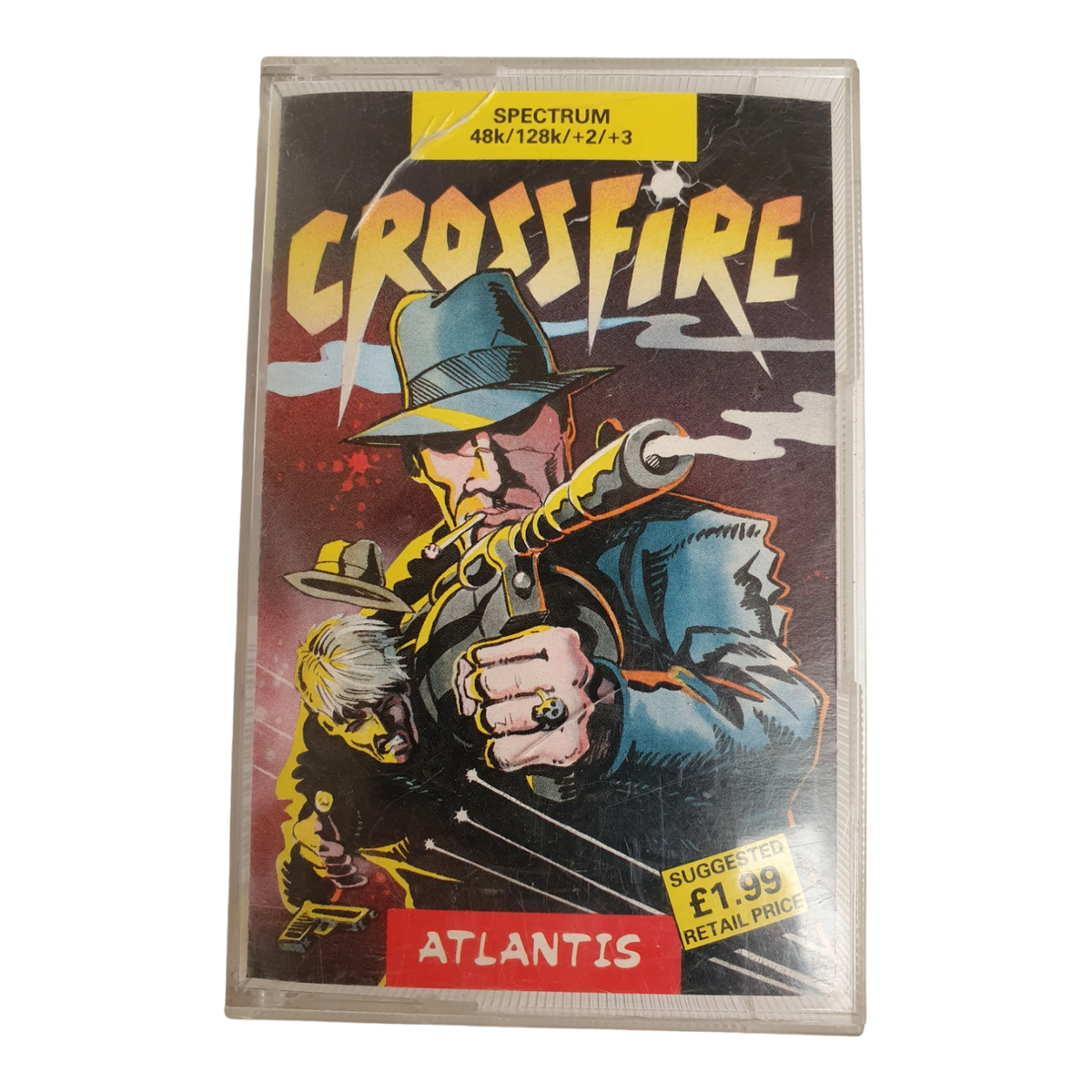 Crossfire Game Logo Crossfire Spectrum Game Tapes Atlantis Software