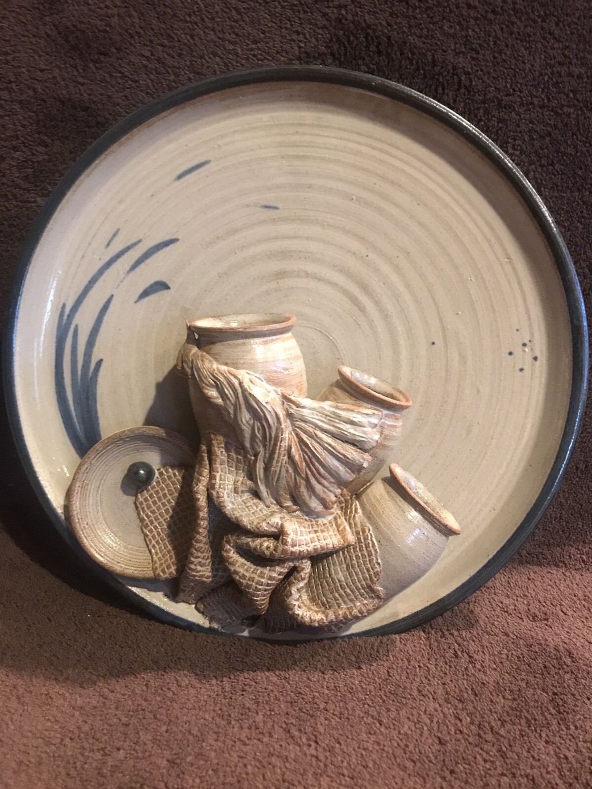 The Glen Pottery Plate Plaque Made In England | eBay