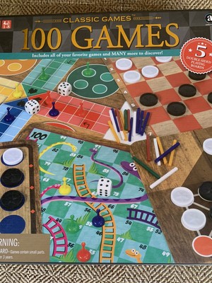 Ambassador Board Games Classic Games 100 Games Brand | eBay