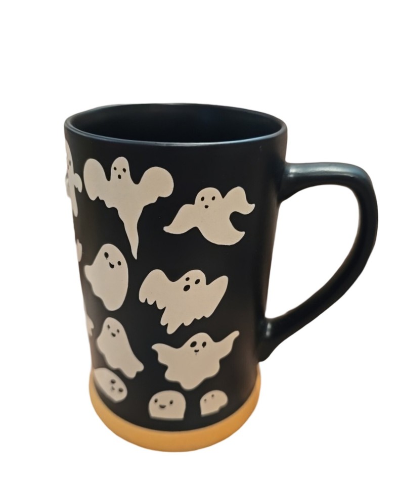 Halloween Ghost Mug Large 18oz Spooky Ghosts Coffee Cup | eBay