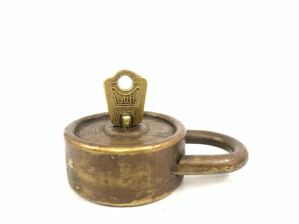 Vintage German LUH rare 4 sided key brass padlock | eBay