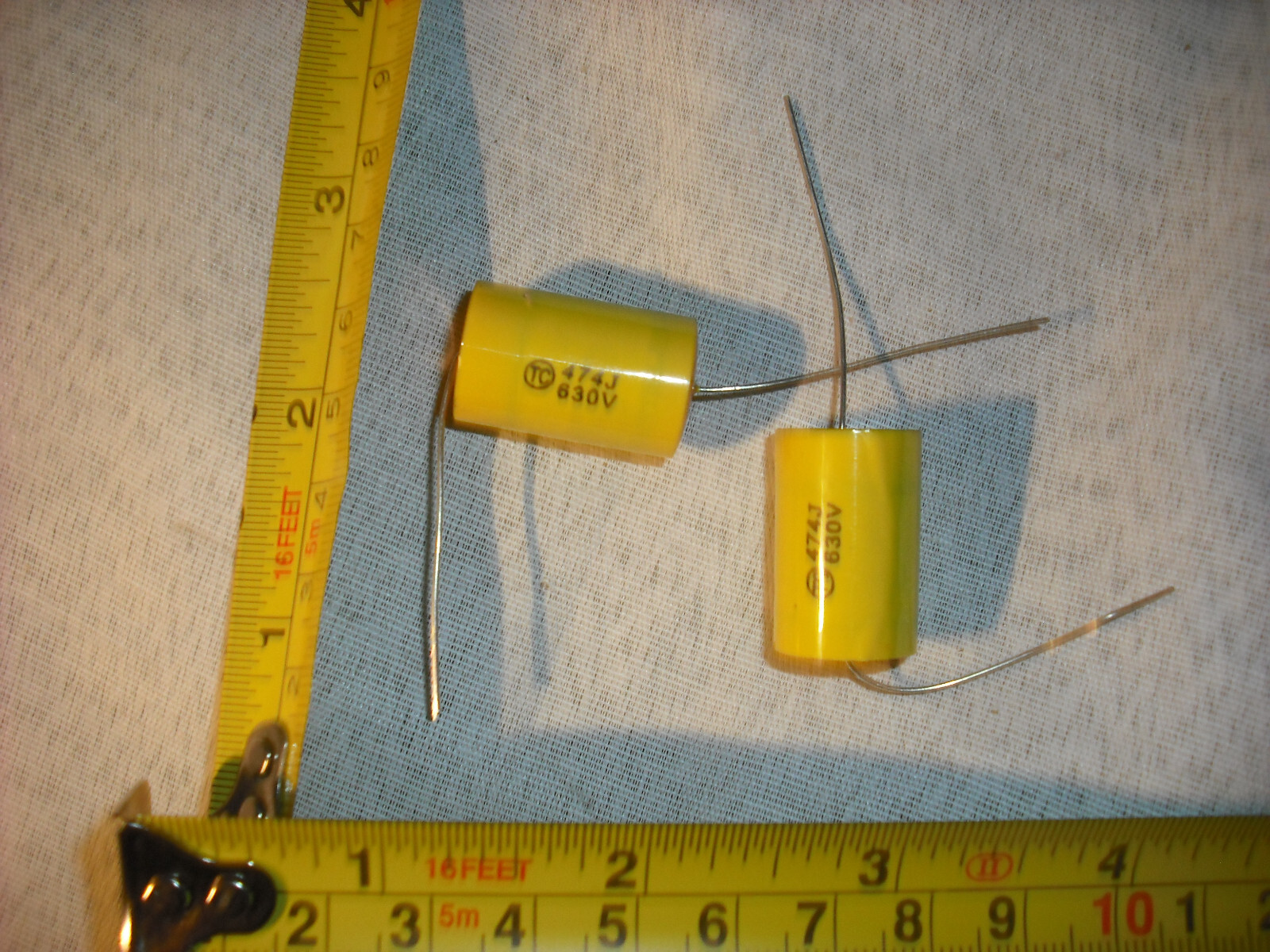 474j 474 470nf 0.47uF 0.47mfd 5% 630v metallized axial polyester ...