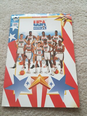 Golden Book 1992 USA Basketball Sticker Book | eBay