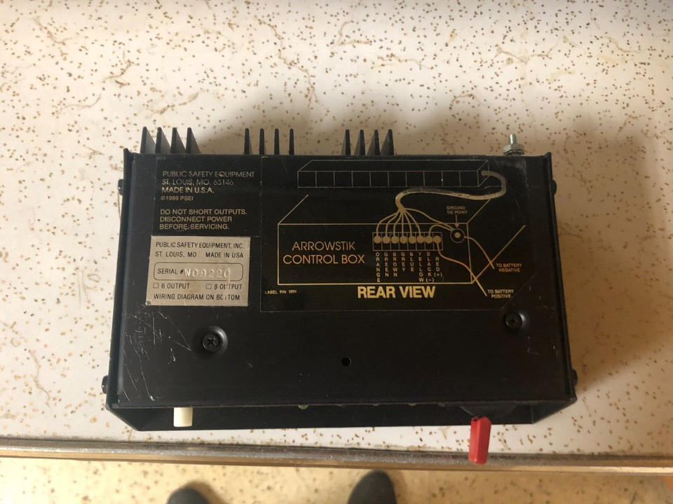 Code 3 Narrowstik Arrowstik Control Head w Bracket LED Lightbar Light Controller | eBay