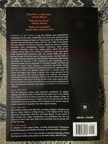 Standing in Two Circles : The Collected Works of Boyd Rice by Boyd Rice ...