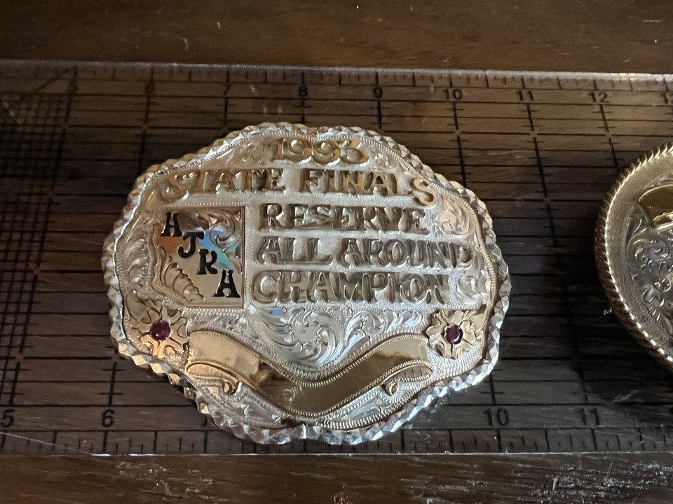 Trophy Rodeo Champion Belt Buckle,vintage Rodeo Belt Buckle,Montana ...